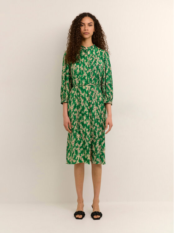 Karen by Simonsen Letní šaty Grace 10104188 Zelená Relaxed Fit | Modivo.cz