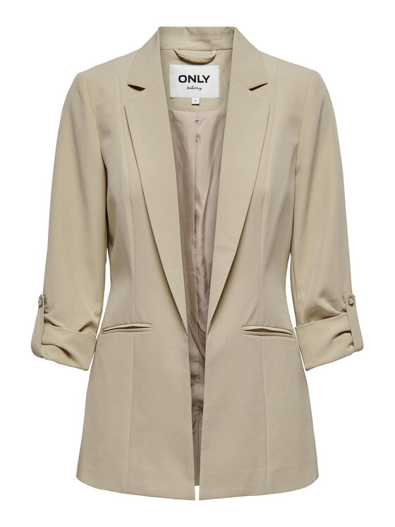 ONLY Marynarka Kayle-Orleen 15218743 Beżowy Regular Fit | Modivo.pl