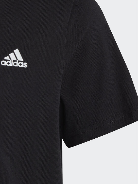 adidas T-Shirt Essentials Small Logo Cotton T-Shirt HR6397 Czarny ...