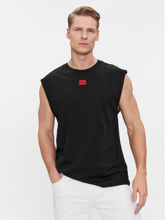 Hugo Tank top Dankto241 50505305 Černá Regular Fit | Modivo.cz