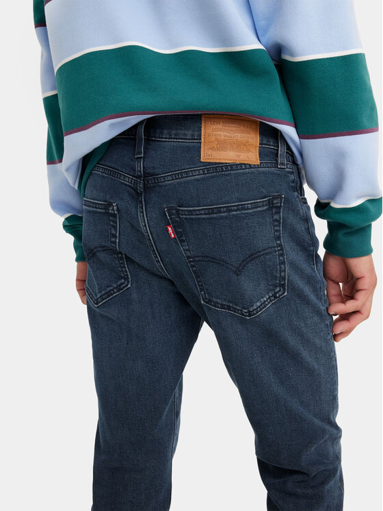 Levi's® Jeansy 512™ 28833-1154 Granatowy Tapered Fit | Modivo.pl