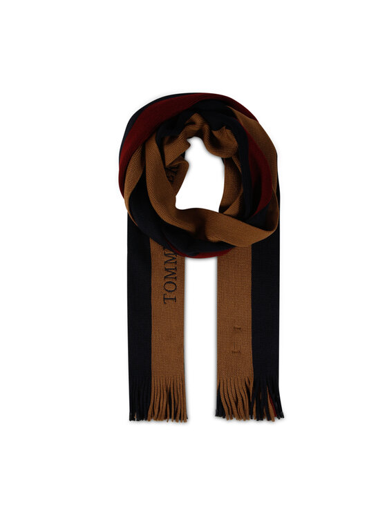 Tommy Hilfiger Szal Th Prep Raschelle Scarf AM0AM10367 Granatowy ...