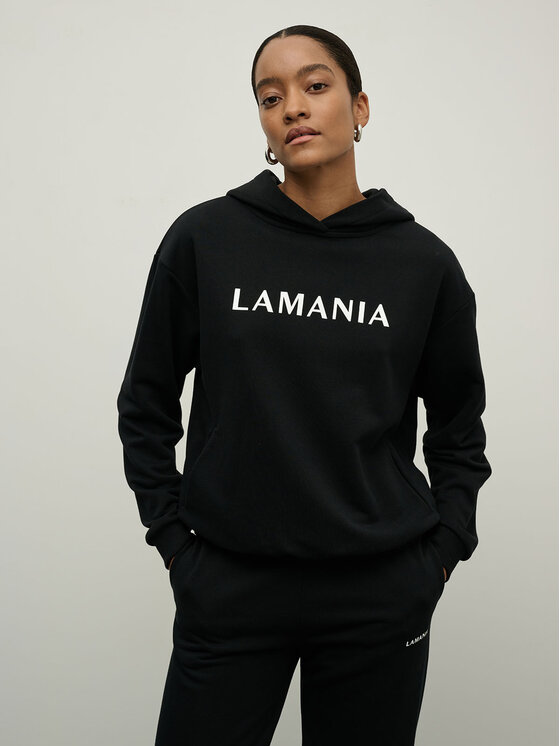 La Mania Bluza EVERY 3 Czarny Classic Fit | Modivo.pl