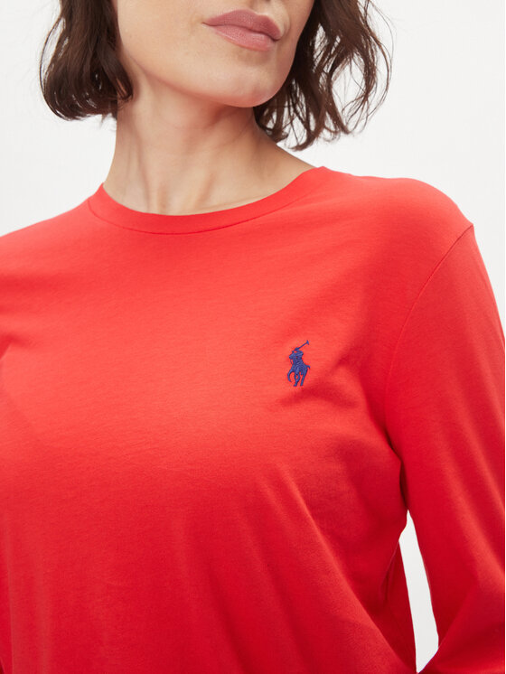 Polo Ralph Lauren Blūze Newlsrltpp 211898699019 Sarkans Regular Fit ...