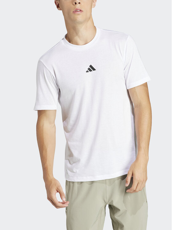 adidas T-krekls Workout Logo IT2125 Balts Regular Fit | Modivo.lv