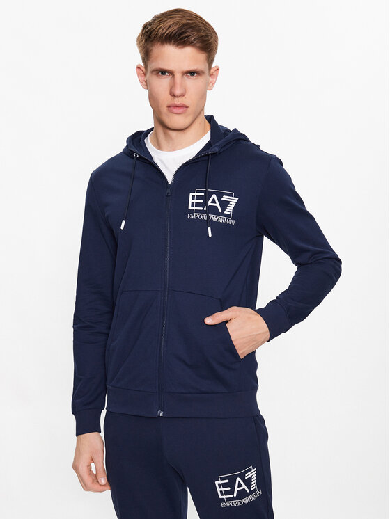 EA7 Emporio Armani Sweatshirt 3RPM53 PJ05Z 1554 Dunkelblau Regular Fit | Modivo.at
