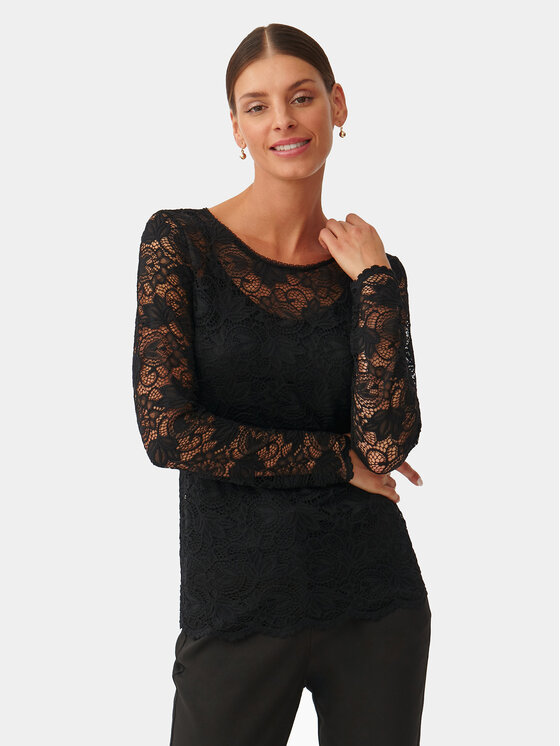 Tatuum Bluse Larena T2322.050 Schwarz Slim Fit | Modivo.de