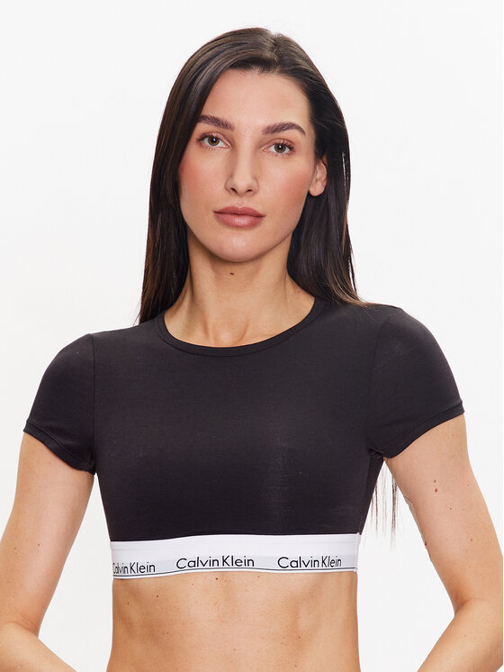 Calvin Klein Underwear T-Shirt 000QF7213E Czarny Slim Fit | Modivo.pl