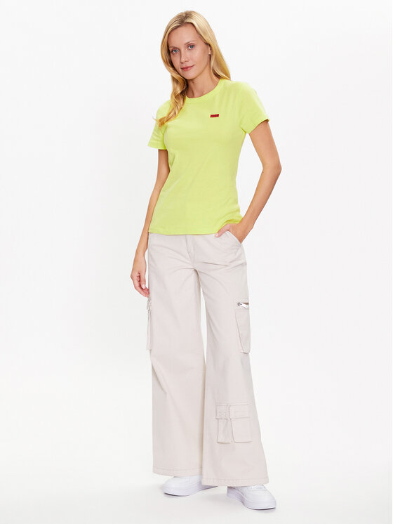 Hugo топ 50489117 Жълт Regular Fit | Modivo.bg