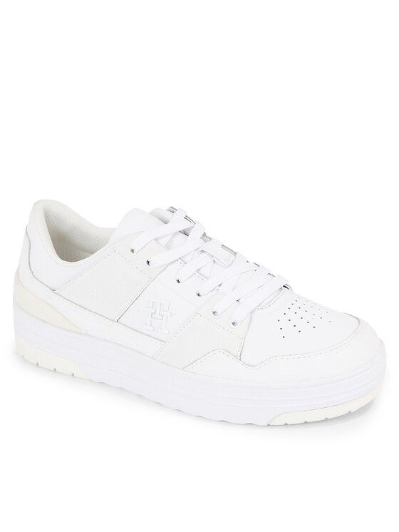 Tommy Hilfiger Sneakers Th Lo Basket Sneaker FW0FW07309 Blanc | Modivo.fr