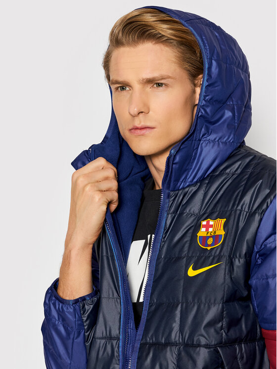 Nike Преходно яке FC Barcelona DM0607 Тъмносин Regular Fit | Modivo.bg