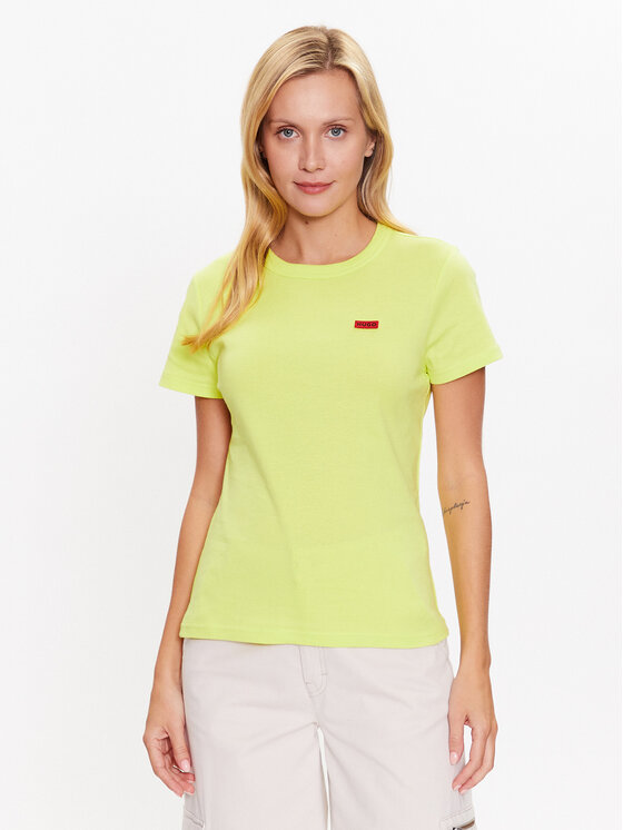 Hugo топ 50489117 Жълт Regular Fit | Modivo.bg