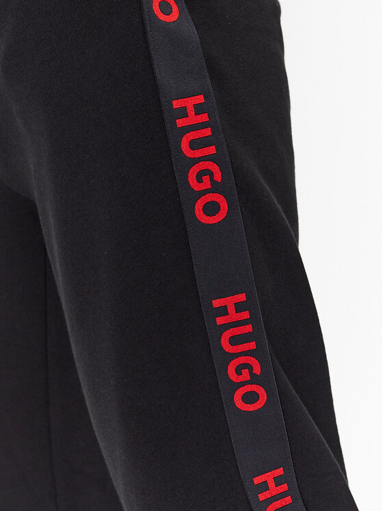 Hugo Jogginganzug Sporty Logo 50502305 Schwarz Regular Fit | Modivo.de