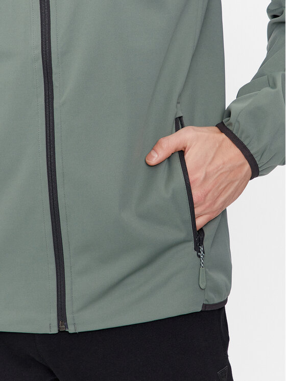 Jack Wolfskin Softshell jaka Feldberg Hoody 1306922 Zaļš Regular Fit ...