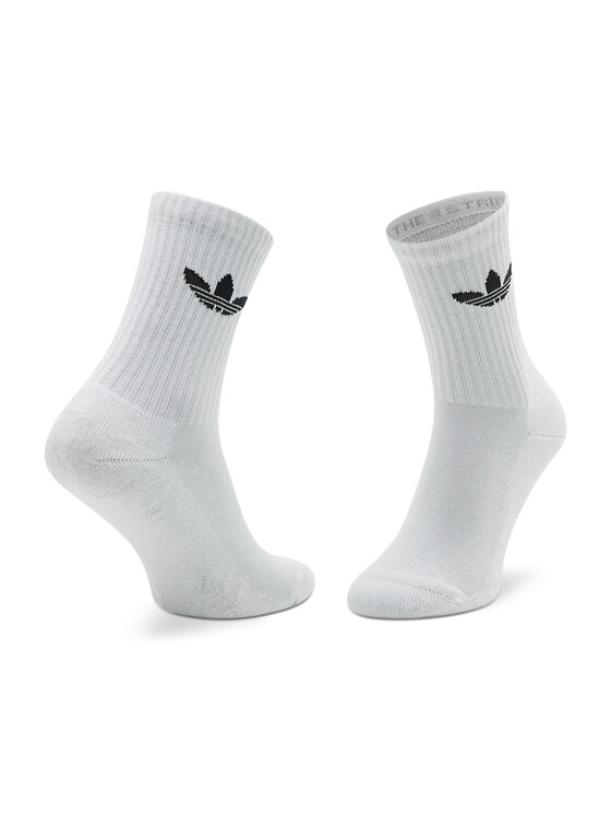 adidas Дълги чорапи unisex Cus Tre Crw Sck HB5881 Бял | Modivo.bg