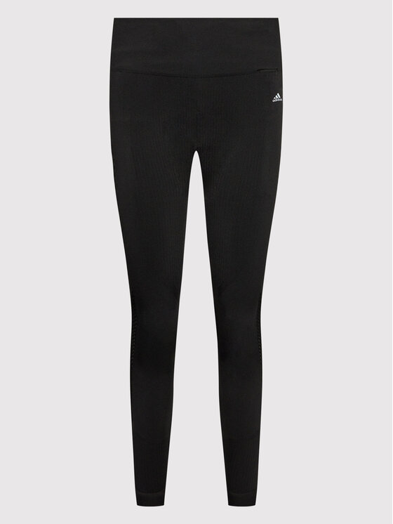 adidas Legginsy Aeroknit Running H57769 Czarny Tight Fit | Modivo.pl