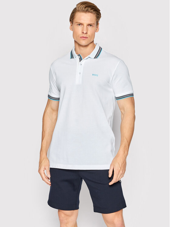 Boss Polo Paddy 50468983 Bianco Regular Fit | Modivo.it