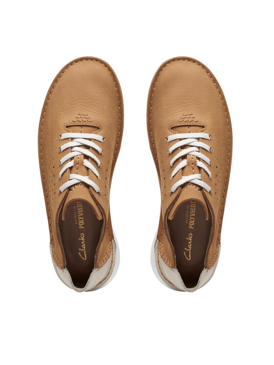 Clarks Īsi apavi Velhill Etch Brūns | Modivo.lv