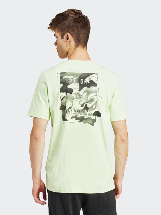 adidas Tricou City Escape Graphic IN6237 Verde Regular Fit | Modivo.ro
