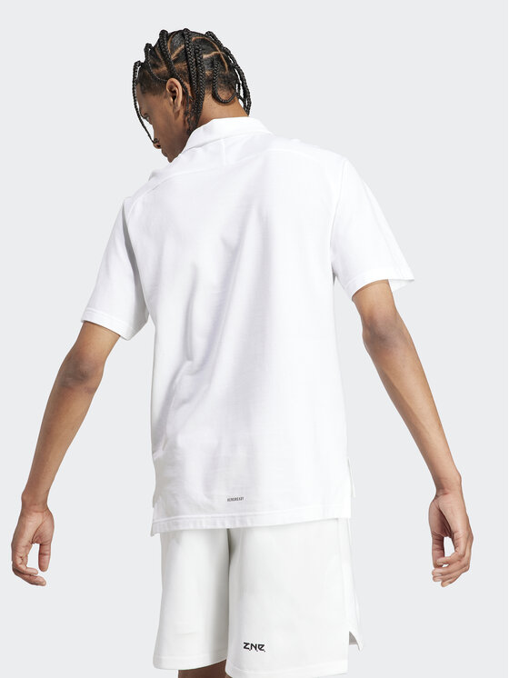 adidas Polo IJ6136 Biały Regular Fit | Modivo.pl