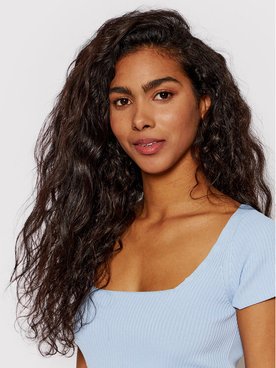 Guess Bluse W2GR16 Z2U00 Blau Slim Fit | Modivo.de