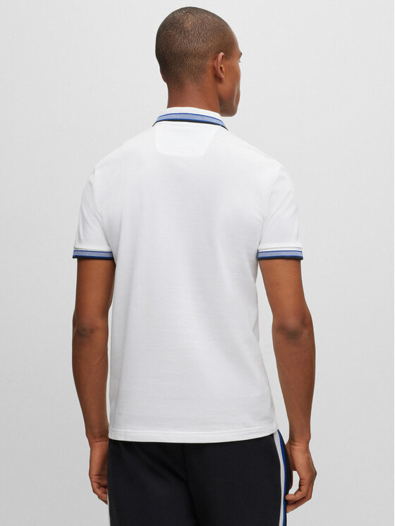 Boss Polo Paddy 50468983 Biały Regular Fit | Modivo.pl