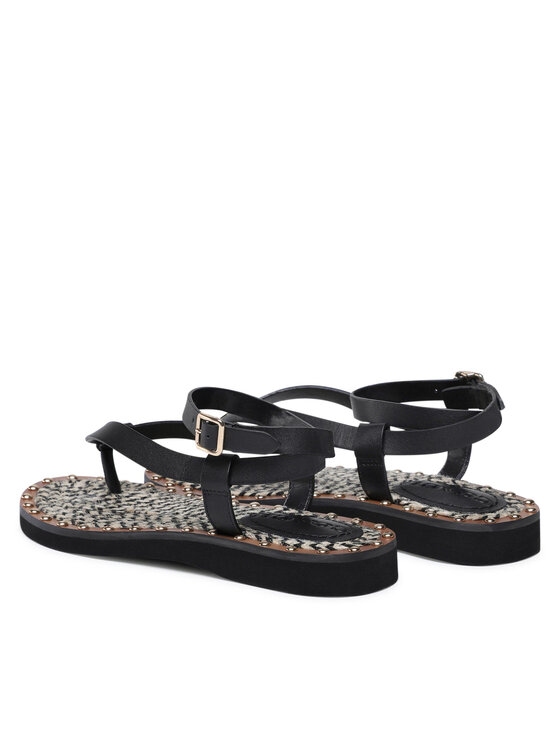 Coach Sandały Gracey Lather CA462 Czarny | Modivo.pl