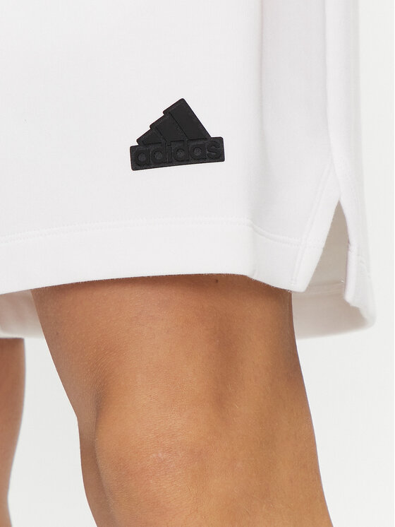 adidas Szorty sportowe Z.N.E. Premium IN5098 Biały Loose Fit | Modivo.pl