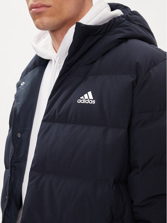 adidas Kurtka puchowa Helionic HG8750 Granatowy Regular Fit | Modivo.pl