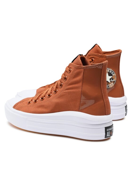 Converse Sneakers Chuck Taylor All Star Move A04673C Καφέ | Modivo.gr