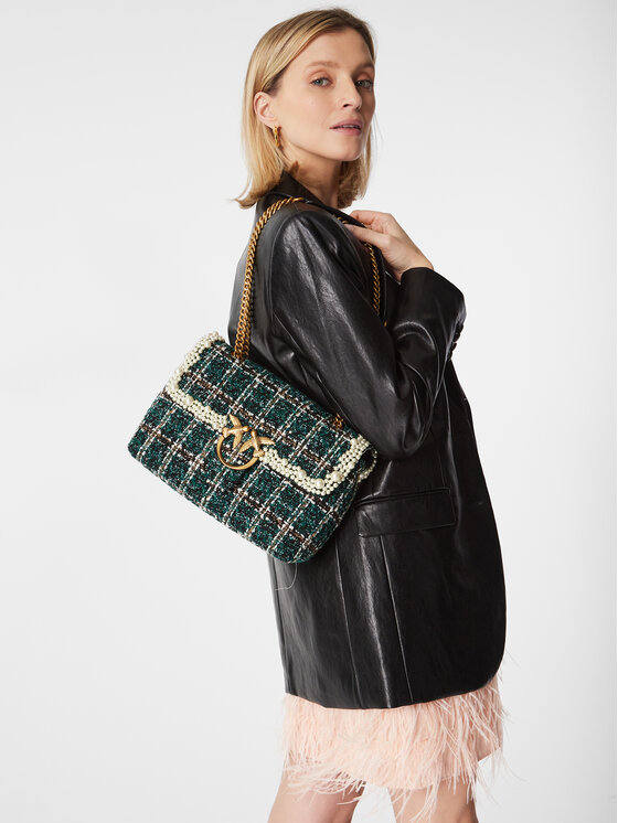 Pinko Handtasche Love Classic Puff Pearls Frame AI 22-23 PLTT 1P22WE ...