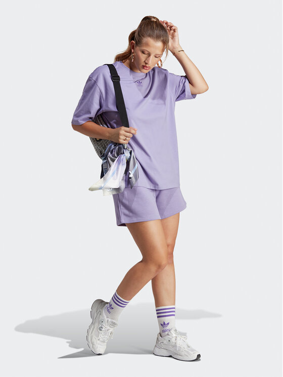 adidas T-Shirt Adicolor Essentials T-Shirt IA6462 Violett Loose Fit ...