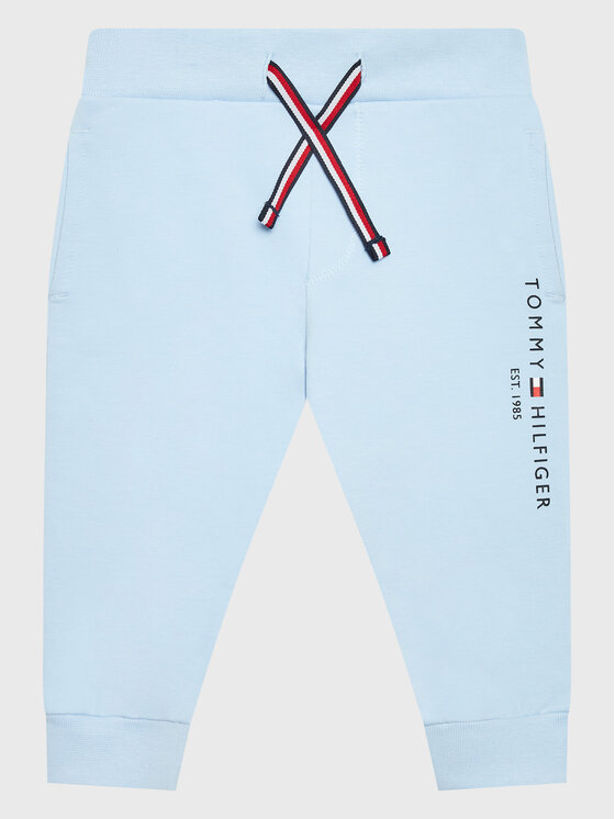 Tommy Hilfiger Jogginghose Essential Kn0kn01281 Himmelblau Regular Fit