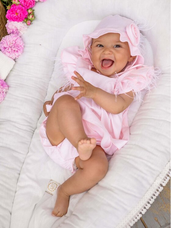 Jamiks Elegantes Kleid Arwena JLF055 Rosa Regular Fit | Modivo.de