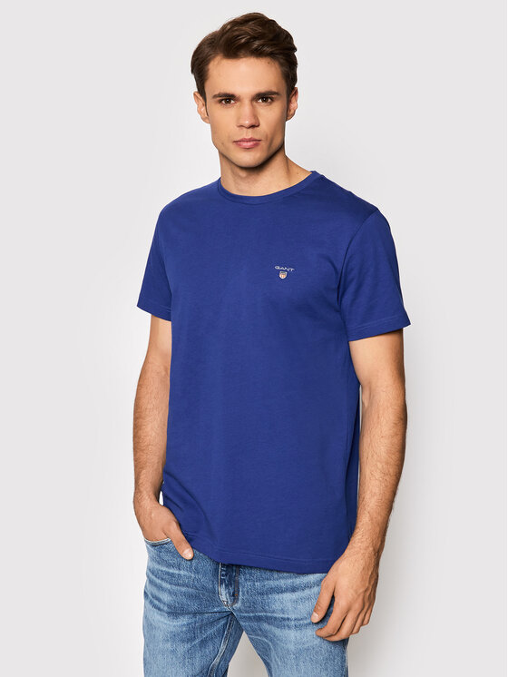 Gant T-Shirt Original 234100 Σκούρο μπλε Regular Fit | Modivo.gr