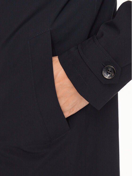 Bugatti Płaszcz przejściowy 333500 39031 Granatowy Regular Fit | Modivo.pl