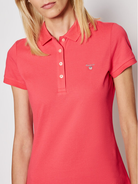 Gant Sukienka codzienna Original Pique 402300 Różowy Regular Fit ...