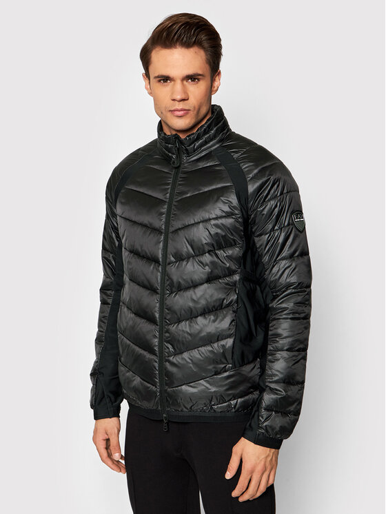 EA7 Emporio Armani Kurtka puchowa 6KPB45 PNQ9Z 1200 Czarny Regular Fit | Modivo.pl