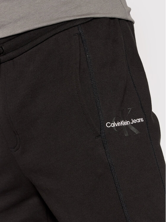 Calvin Klein Jeans Teplákové Kalhoty J30j319931 Černá Regular Fit