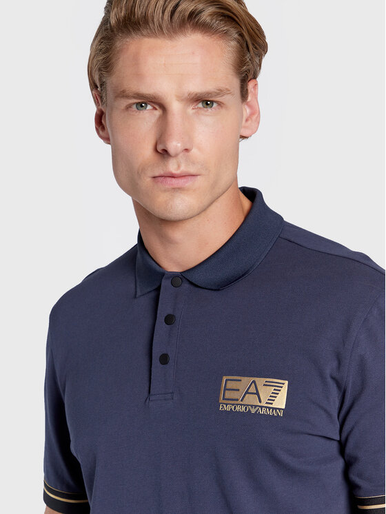 EA7 Emporio Armani Poloshirt 6LPF07 PJ5AZ 1554 Dunkelblau Regular Fit ...