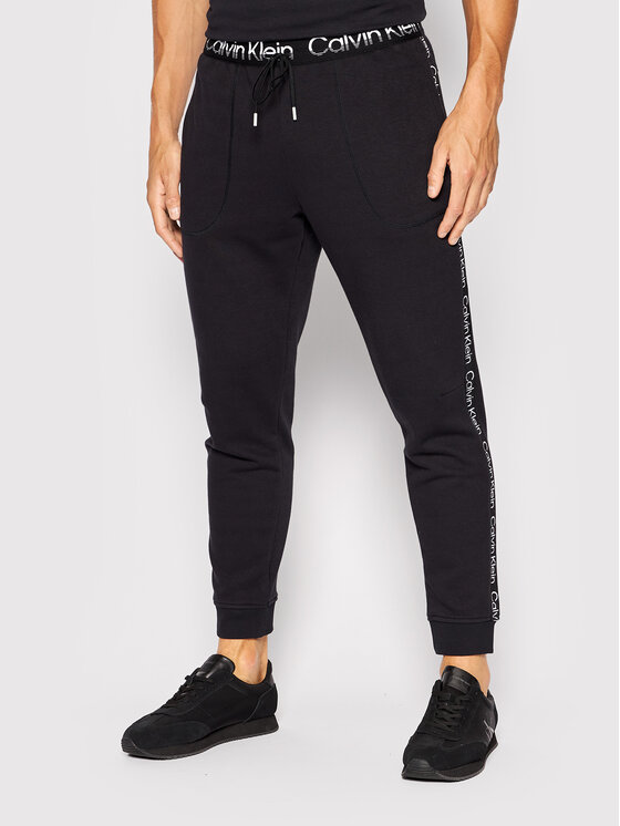 Calvin Klein Performance Jogginghose 00gms2p600 Schwarz Regular Fit
