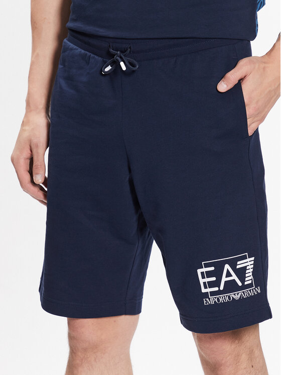 Ea7 Emporio Armani Sportshorts 3rps63 Pj05z 1554 Dunkelblau Regular Fit