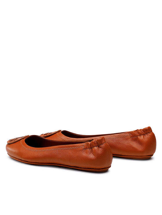 Tory Burch Baleríny Minnie Travel Ballet 137776 Hnědá | Modivo.cz