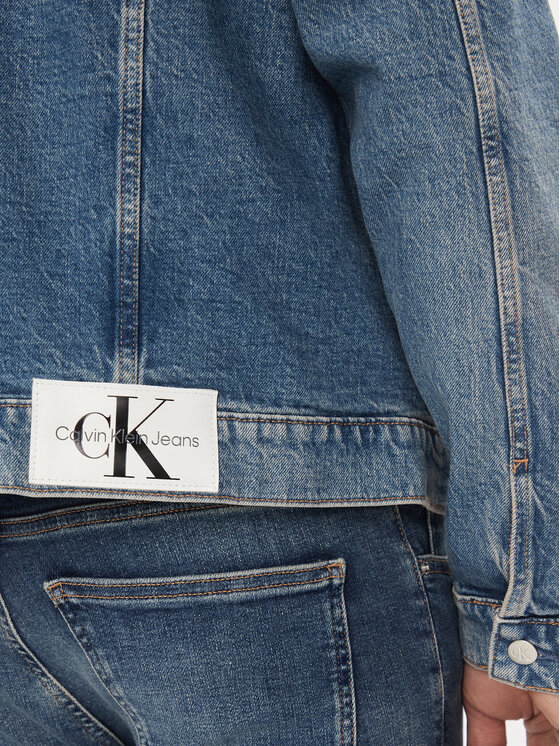 Calvin Klein Jeans Jeansjacke Slim Denim Jacket J30J324569 Dunkelblau Slim Fit | Modivo.de