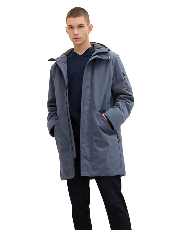 Tom Tailor Denim Parka 1032431 Granatowy Regular Fit Modivo Pl