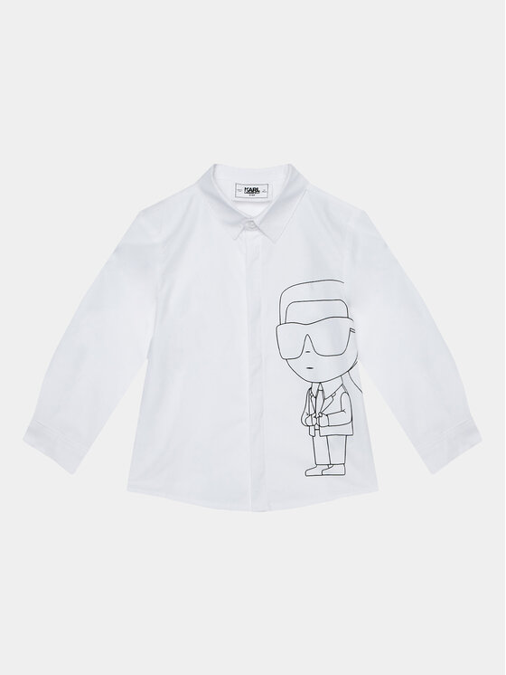 Karl Lagerfeld Kids Σετ πουκάμισο και σορτς υφασμάτινα Z98149 S Μαύρο ...