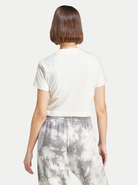 adidas Marškinėliai ALL SZN 3-Stripes IW1133 Balta Slim Fit | Modivo.lt