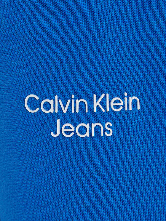 Calvin Klein Jeans Долнище анцуг Stack Logo Ib0ib01282 Син Regular Fit