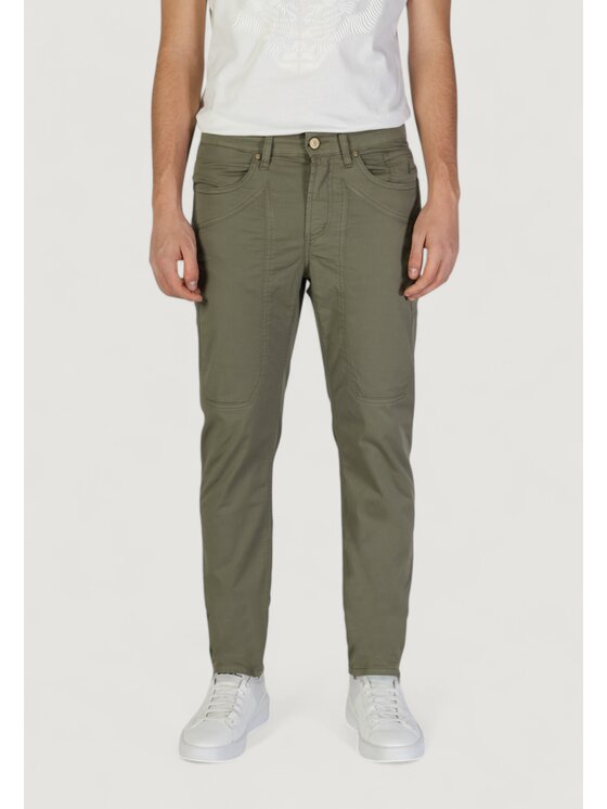 Jeckerson Spodnie garniturowe JOHN 5 TASCHE TOPPA Zielony To Fit ...