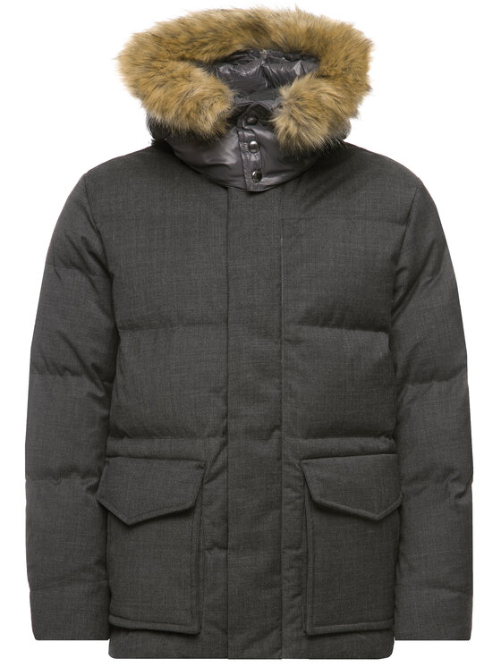 Tommy Hilfiger Daunenjacke Icon Tech Puffer MW0MW12115 Grau Regular Fit Modivo